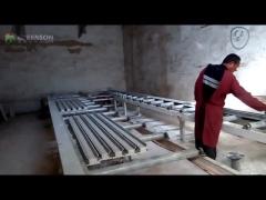 Cadena de producción fácil baja de la cornisa del yeso de la operación de la eficacia alta del coste energético