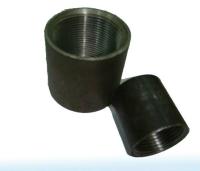 China Black full thread steel pipe sockets. for sale