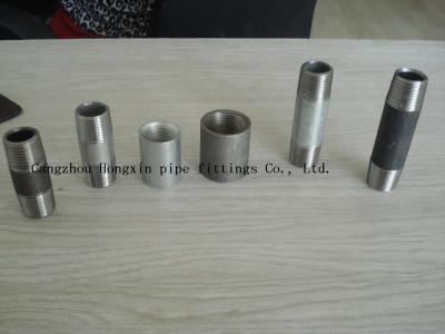 China Verlängerte Nippel BSP Verjüngung verlegen an jedem Ende, das nach BS 1387 hohl ist.   Schwarzes zu verkaufen