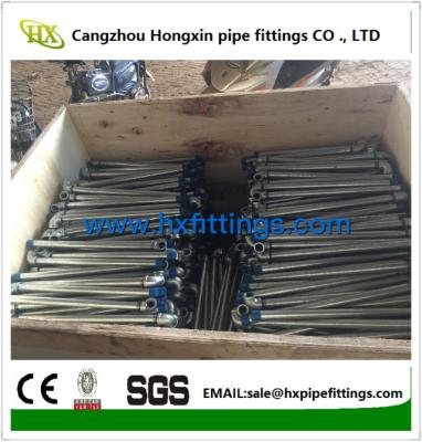 China 1/2-8, niples de aço LONG pretos à venda