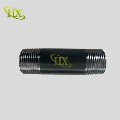 China 1/2 Zoll schwarze Pfeifen Nippelgröße mit BSPT-Garn. zu verkaufen