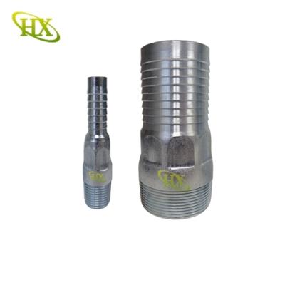 China Carbon steel king combination nipple fittings | hex body hexagonal KC nipple-Cangzhou Hongxin for sale