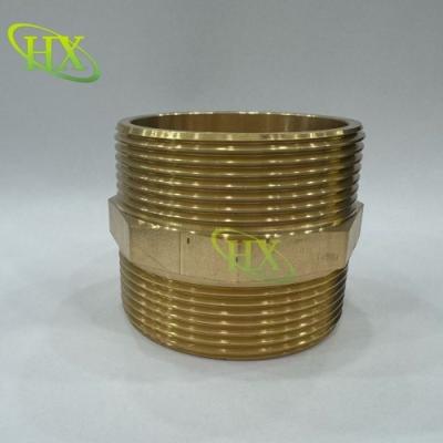 China hot selling 1/4 BSP nipple brass male adaptor straight brass thread pipe fitting for sale