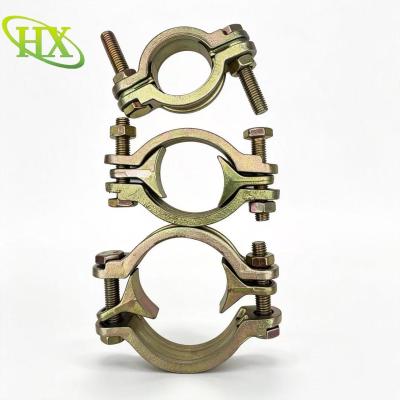 China Durble carbon steel heavy duty clamps double bolt clamps for sale