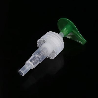 China Output 2ml for lotion pump with brown ribbed closure 28/410 for sale