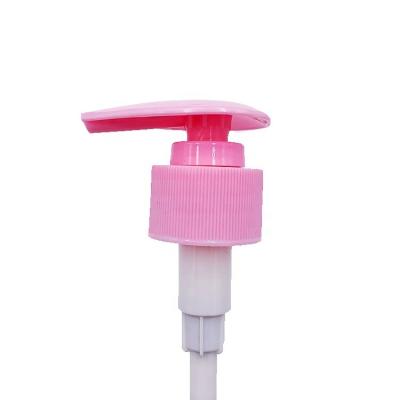China Output 2ml for lotion pump with brown ribbed closure 28/410 for sale