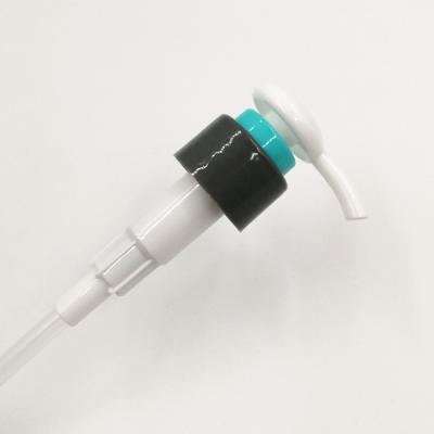 China smooth closure lotion pump dispenser with output 2.5ml with purple for sale