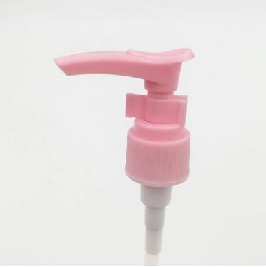 China smooth closure lotion pump dispenser with output 2.5ml with purple for sale