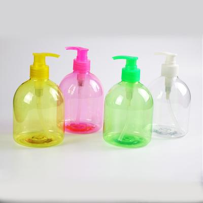 China 500ml PET bottle with pump color customized for sale