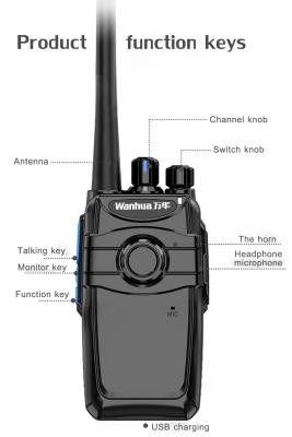China Professional Walkie Talkie Dual Band Earpiece Headset with PTT Mic Output Power 3W for sale
