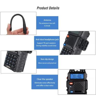 China Outdoor Hiking Equipment BF-UV 9R Two Way Radio with 5W Output Power and Strong Signal for sale