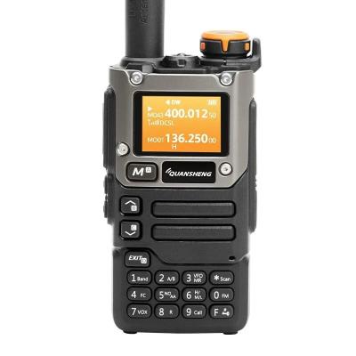 China Double Band Analog Radio Two Way Walkie Talkie Black Handheld for Smooth Communication for sale