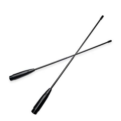 China 1.5W Output Power Dual Band VHF/UHF 144/430MHz Bendable Whip Mobile Radio Antenna for sale