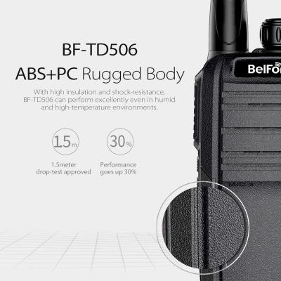China Belfone DMO Pseudo Trunk VHF/UHF Walkie Talkie BF-TD506 128 Storage Channel and Dual Modes for sale