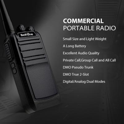 China Belfone DMO Pseudo Trunk VHF/UHF Walkie Talkie BF-TD506 128 Storage Channel and Dual Modes for sale