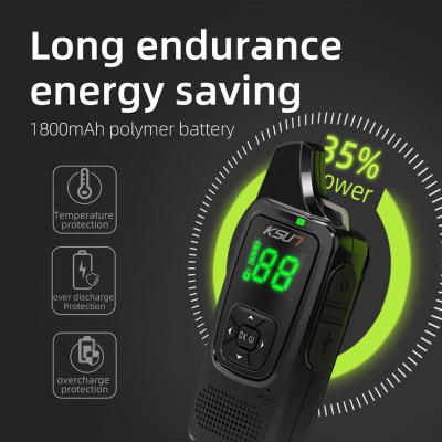 China Handheld Terminal Style Two Way Radio KSUN V6 Hidden Display UHF Wireless Portable PTT for sale