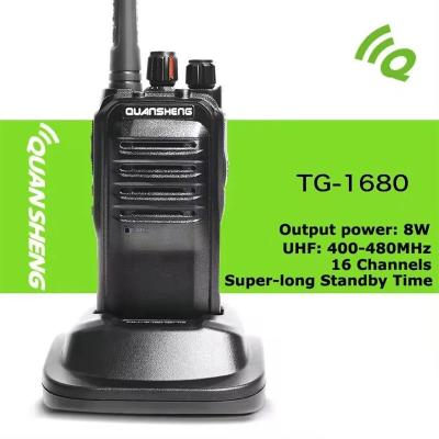 Cina Quansheng Tg-1680 PC Prodotti Walkie Talkie programmabili a regolazione di potenza per 295g di peso in vendita