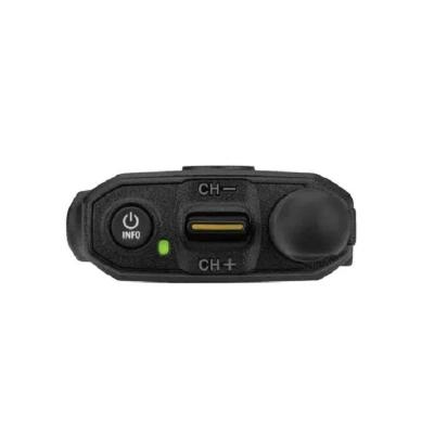 China 128 canais de armazenamento Walkie-Talkie preto com alta intensidade de sinal e sinal forte à venda