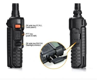 Cina 206g Baofeng UV5r doppia frequenza VHF UHF walkie-talkie professionale per le squadre di sicurezza in vendita
