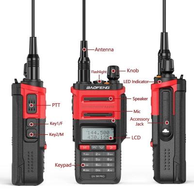Cina 128 canali Baofeng UV-9r PRO IP68 Walkie Talkie per la comunicazione a lungo raggio nel 2024 in vendita