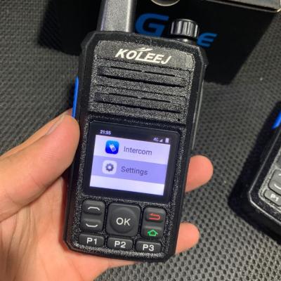 China Walkie Talkie 4G portátil com GPS, cartão SIM WCDMA Wifi Bluetooth e Zello Wireless à venda