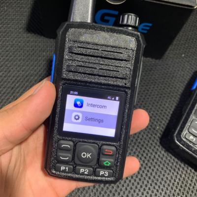 China Walkie Talkie 4G portátil com GPS, cartão SIM WCDMA Wifi Bluetooth e Zello Wireless à venda