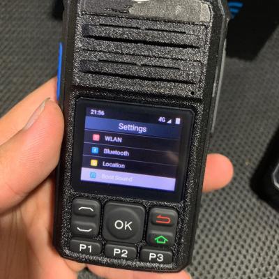 China Walkie Talkie 4G portátil com GPS, cartão SIM WCDMA Wifi Bluetooth e Zello Wireless à venda