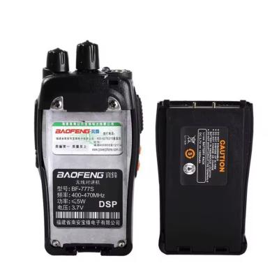 Cina Baofeng 777s portabile walkie talkie impermeabile a lunga distanza Uhf radio interfono nero in vendita