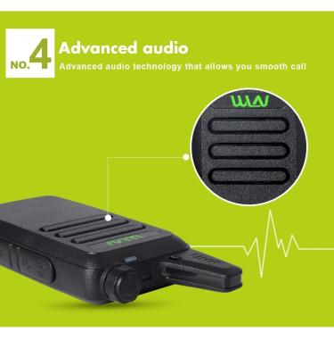 Cina WLN KD-C1 2W/0.5W UHF Mini Walkie Talkie Handheld Transceiver 400-480MHZ Bianco in necessità in vendita