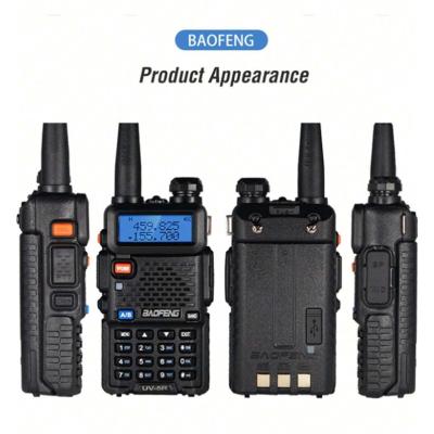 Cina 128 Canali Baofeng UV-5R Walkie-Talkie Acqua resistente 5-10KM Range VHF UHF Frequenza in vendita