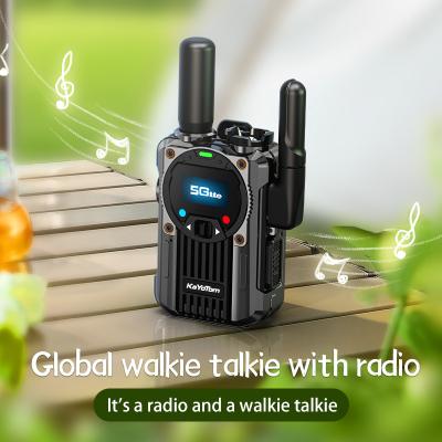Cina 4G POC walkie-talkie in lega di zinco con funzione radio FM e supporto PTT esclusivo in vendita