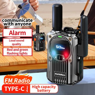 Cina 4G POC walkie-talkie in lega di zinco con funzione radio FM e supporto PTT esclusivo in vendita