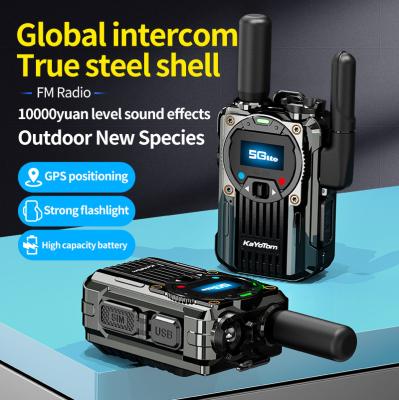 Cina 4G POC walkie-talkie in lega di zinco con funzione radio FM e supporto PTT esclusivo in vendita