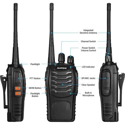 Cina BF-888S Baofeng 5W Walkie Talkie con batteria da 1500mAh e tipo di frequenza UHF in vendita