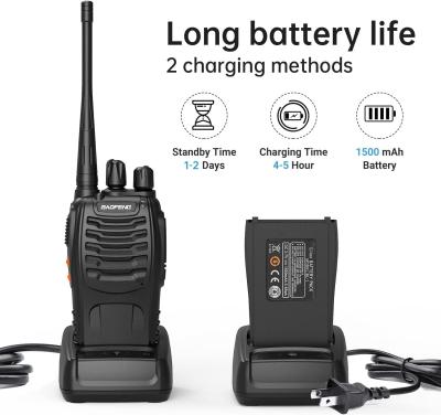 Cina BF-888S Baofeng 5W Walkie Talkie con batteria da 1500mAh e tipo di frequenza UHF in vendita