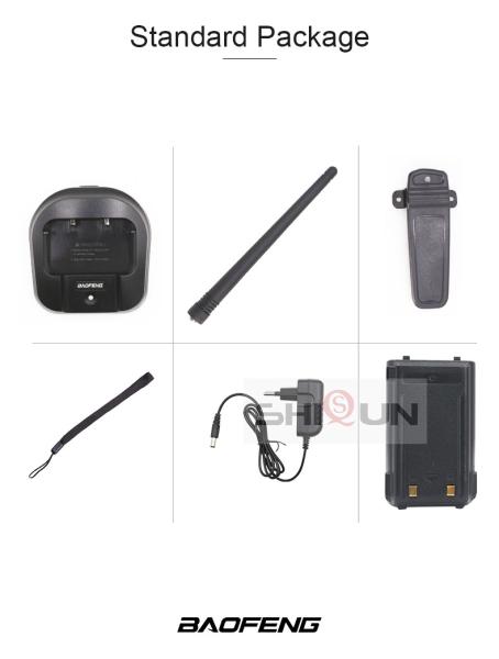 8W ισχύς εξόδου Baofeng UV-5R Plus Tri-Power Ham Radio Transceiver με φόρτιση USB-C