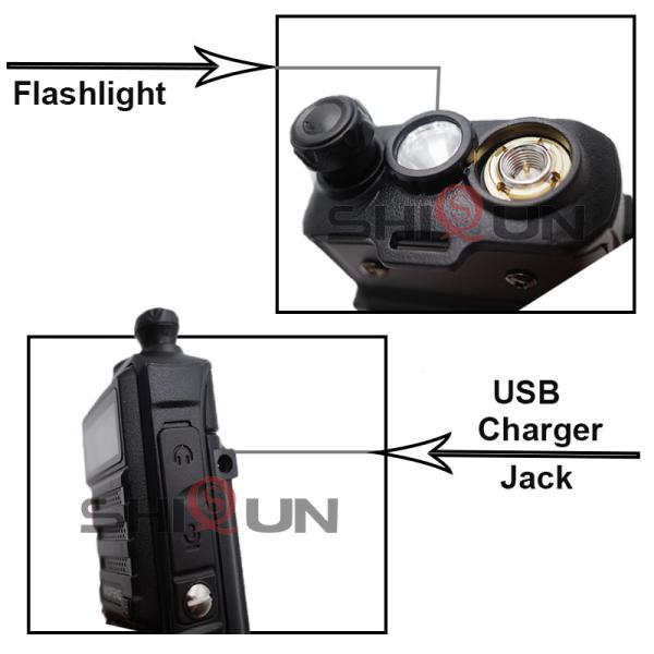 8W ισχύς εξόδου Baofeng UV-5R Plus Tri-Power Ham Radio Transceiver με φόρτιση USB-C