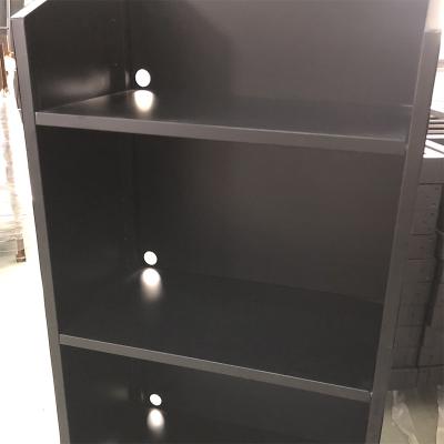 China Arquivar ajustável de alumínio preto de 3 cremalheiras de exposição do supermercado do fogão de cozimento das séries à venda
