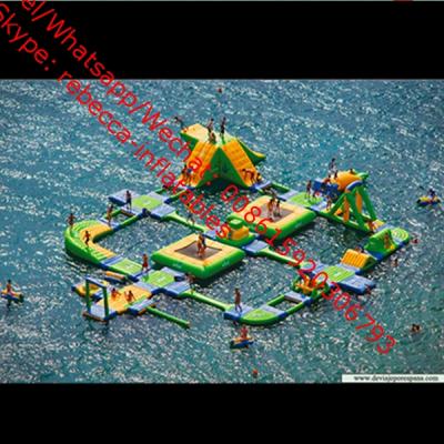 China Inflatable Slide/ Inflatable Water Games/ Amusement Park / Giant floaing water park for sale