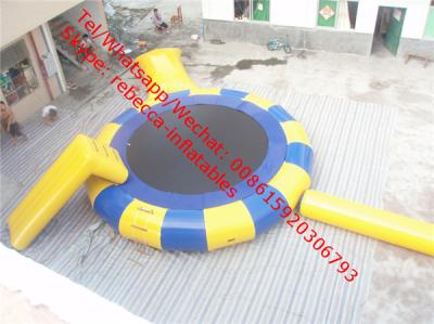 China PVC Tarpaulin cheap  inflatable water trampoline rental for adults and kids for sale