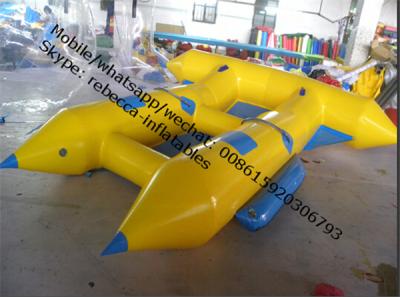 China water park inflatable inflatable water games flyfish banana boat for sale