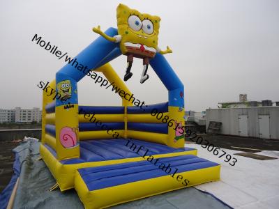 China Infltable Spongebob squarepants  Inflatable Bouncer / Inflatable Princess Bouncy Castle for sale