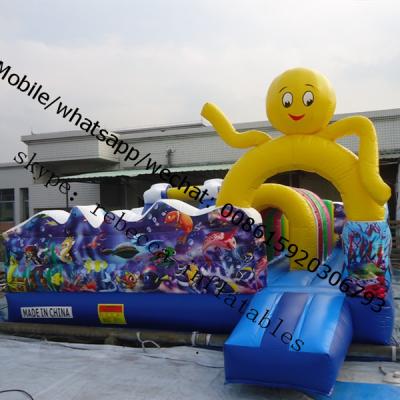 China inflatable octopus bouncer inflatable obstacle course samll playground  for sale for sale