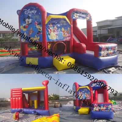 China Inflatable Castle Disney Princess Bounce House Inflatable Bounce House and Slide Combo for sale