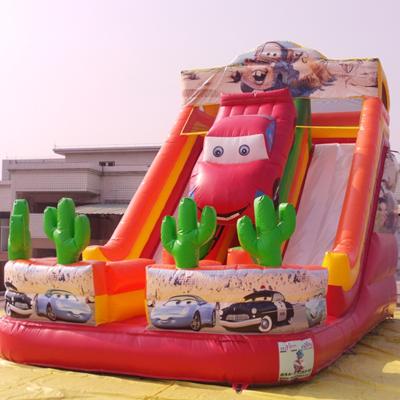 China Durable Inflatable Slides Inflatable Car Slides for Amusement Center for sale