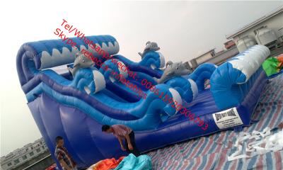 China inflatable pool slide  slip n slide for sale