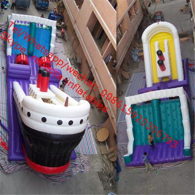 China Sell Inflatable Slide Combo- A'hoy Matey  plastic inflatable slide outdoor games for sale