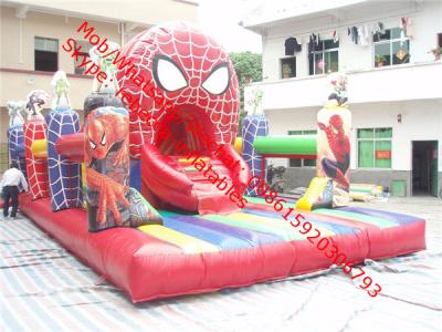 China Inflatable Spiderman Bouncy Castle Inflatable Jumping Castles Play Equipment for Children for sale