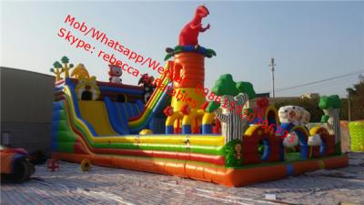 China inflatable bouncer    Commercial Grade Bouncy Castle With Slide for sale