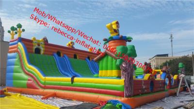 China Giant inflatable amusement park inflatable bouncer  with slide  bouncy castles inflatables  inflatable jumping castle for sale